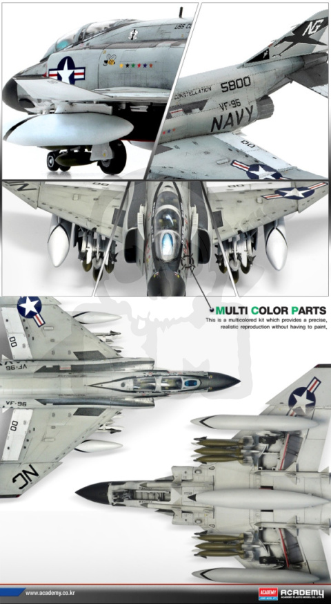 Battle-Models > Academy 12515 USN F-4J Showtime 100 MCP 1:72